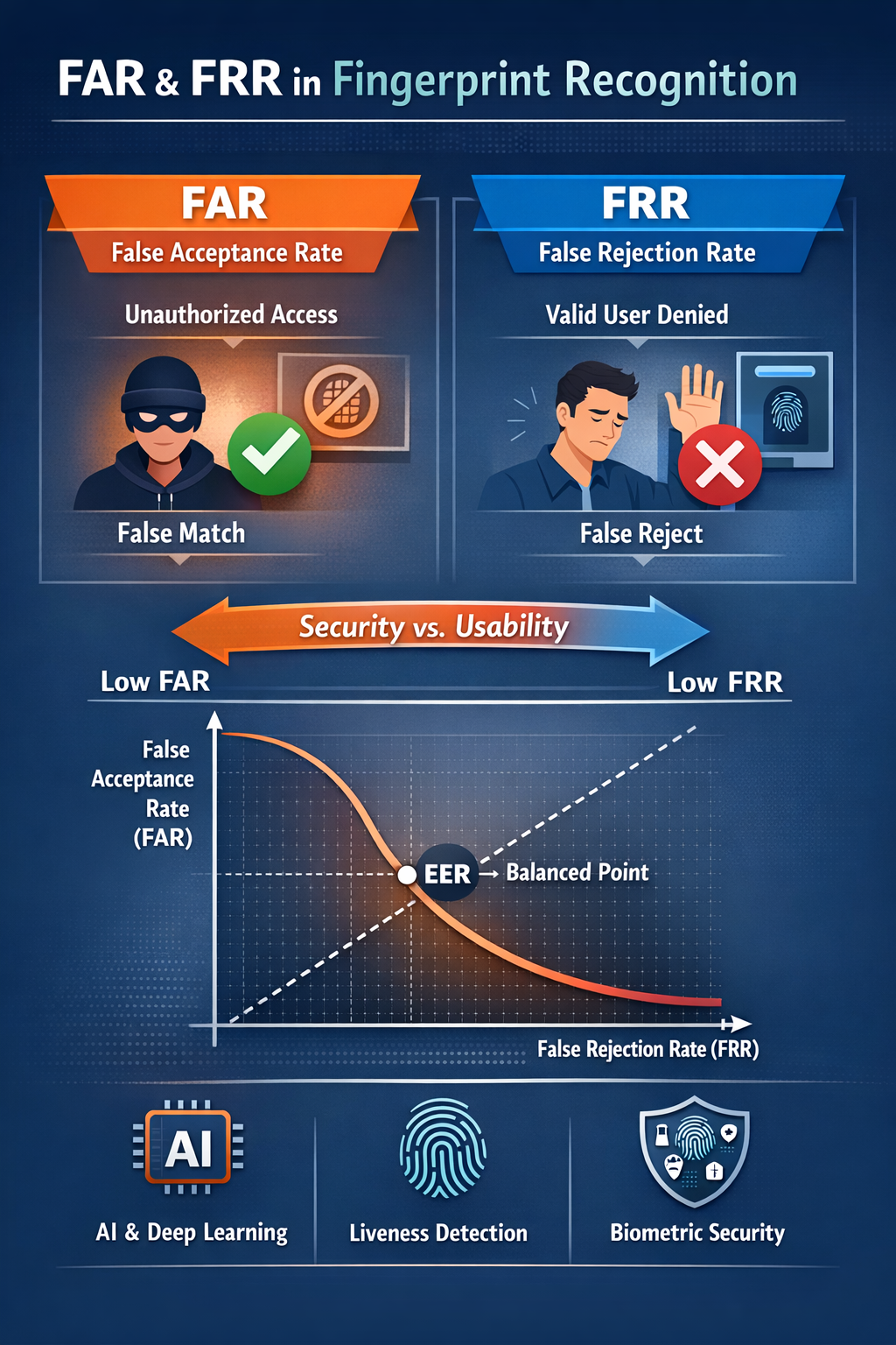 Why FAR and FRR Are Important in Fingerprint Recognition？